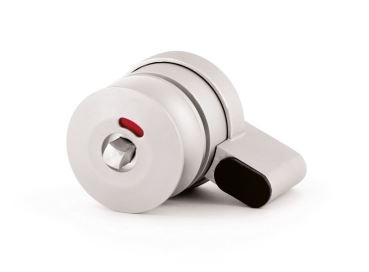 Delam Sanitaire wanden - Vergrendeling aluminium met geintegreerde knop ...